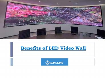 Benefits of LED Video Wall presentation | free to download