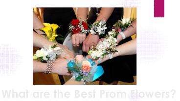 PPT – What are the Best Prom Flowers? PowerPoint presentation | free to ...