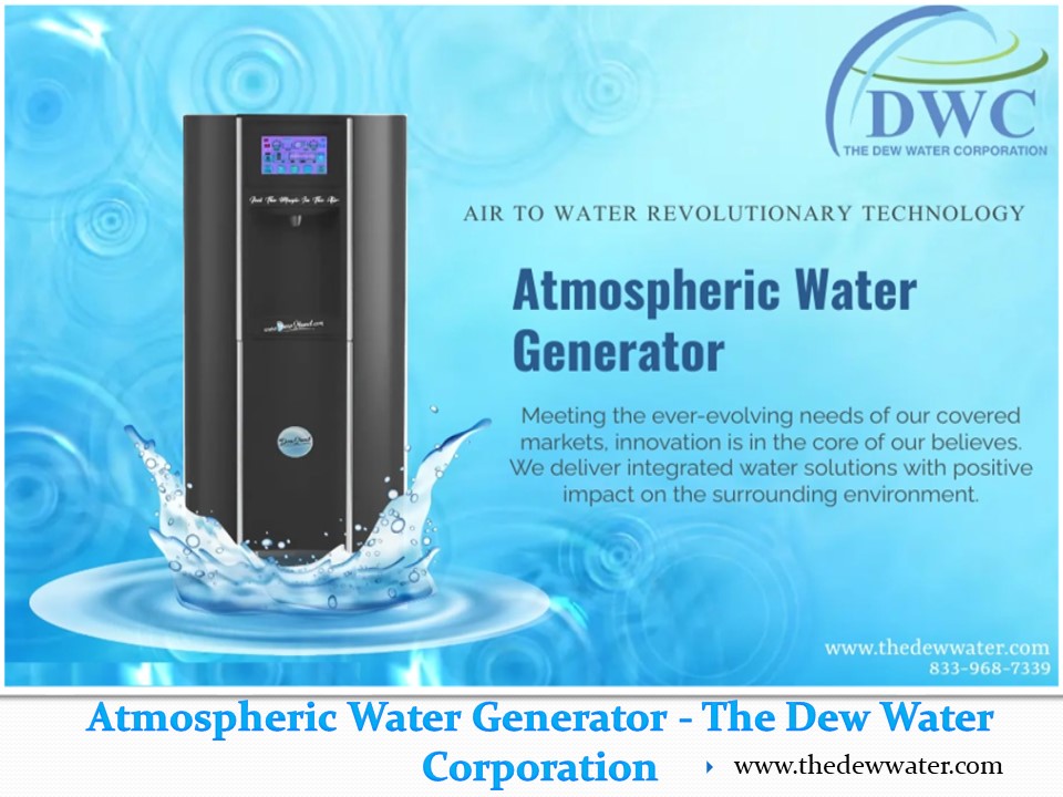 PPT – Atmospheric Water Generator PowerPoint presentation | free to ...