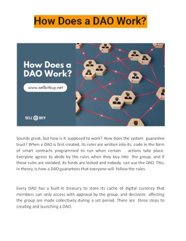 How Does a DAO Work? presentation | free to download