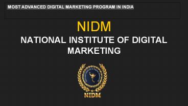 PPT – NIDM PowerPoint presentation | free to download - id: 94a0bd-NDgzN