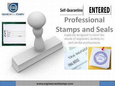 PPT – Professional Stamps and Seals PowerPoint presentation | free to ...