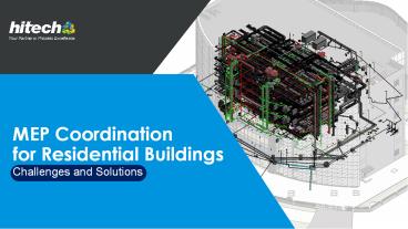 MEP Coordination for the Residential Buildings: Challenges and ...