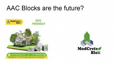 AAC Blocks are the future? presentation | free to download