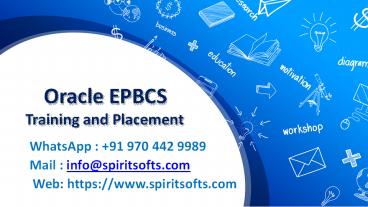 PPT – Oracle EPBCS Training and Placement Job Support PowerPoint ...