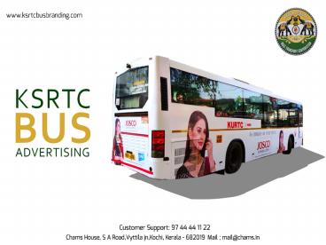 PPT – KSRTC Bus Branding PowerPoint presentation | free to download ...