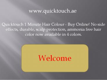 Tips According Coloring The Hair With Natural Hair Color presentation ...