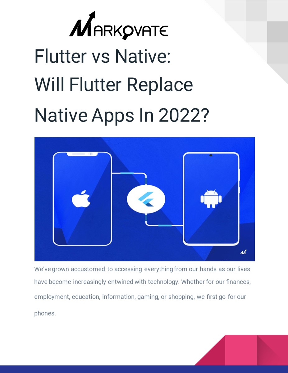 Flutter Vs Native Will Flutter Replace Native Apps In 2022 Presentation Free To Download