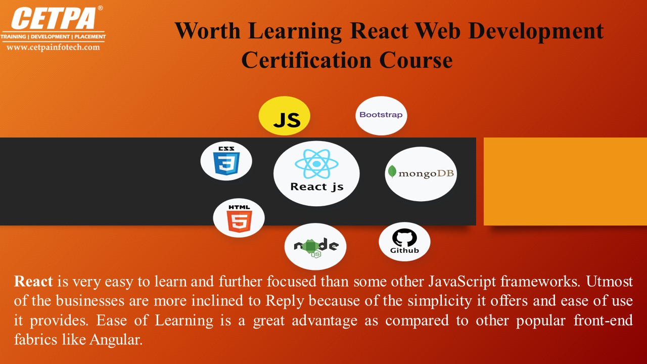 Worth Learning React Web Development Certification Course presentation ...