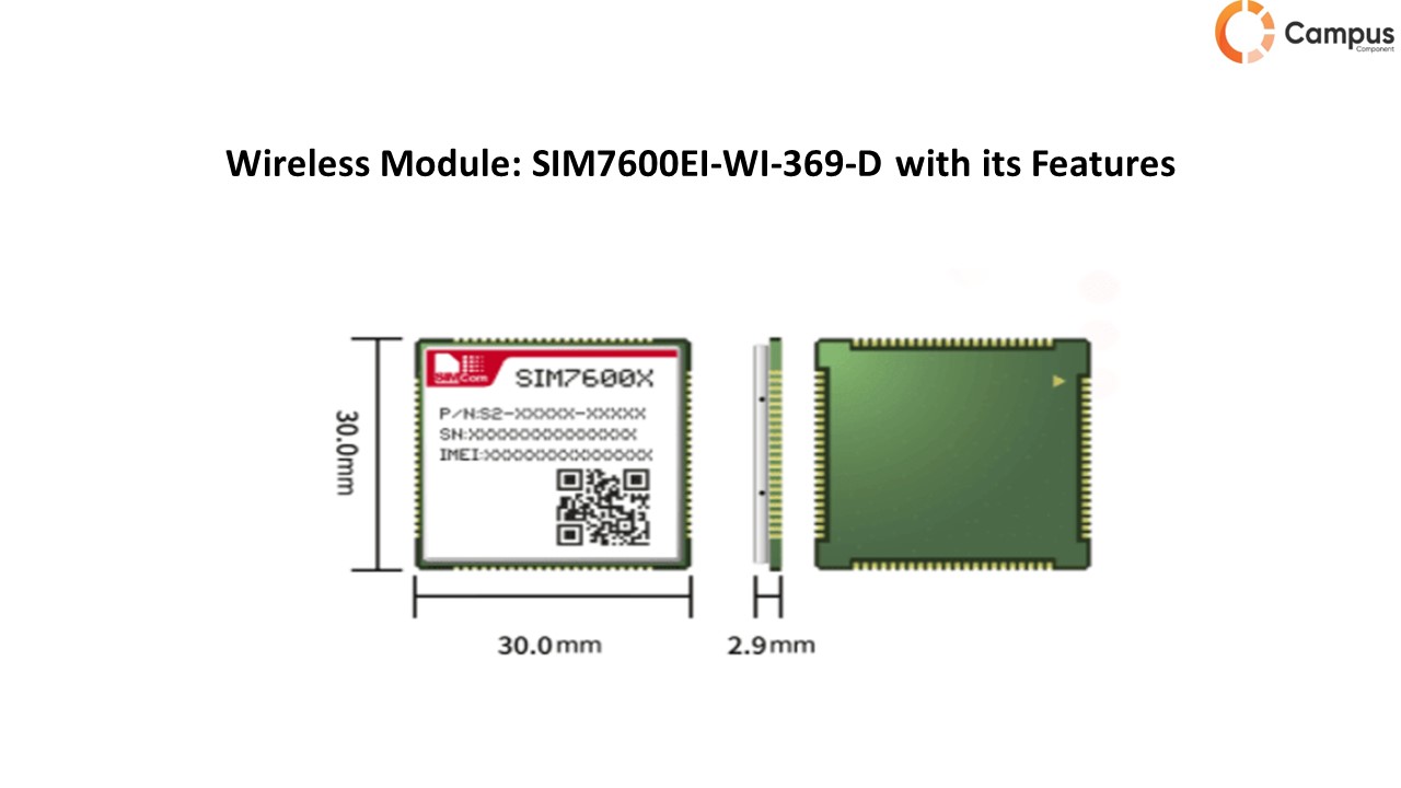 Wireless Module SIM7600EI - WI-369-D with its Features presentation ...