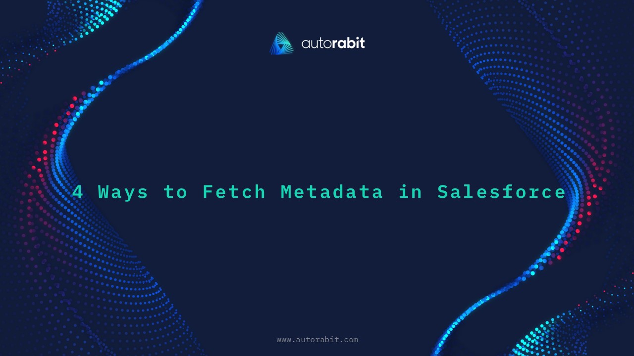 4 Ways to Fetch Metadata in Salesforce | Salesforce Metadata presentation | free to download
