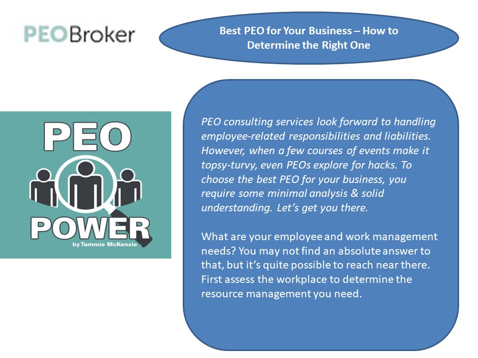Best PEO for Your Business – How to Determine the Right One ...
