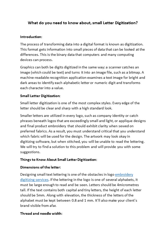 What do you need to know about, small Letter Digitization? presentation ...