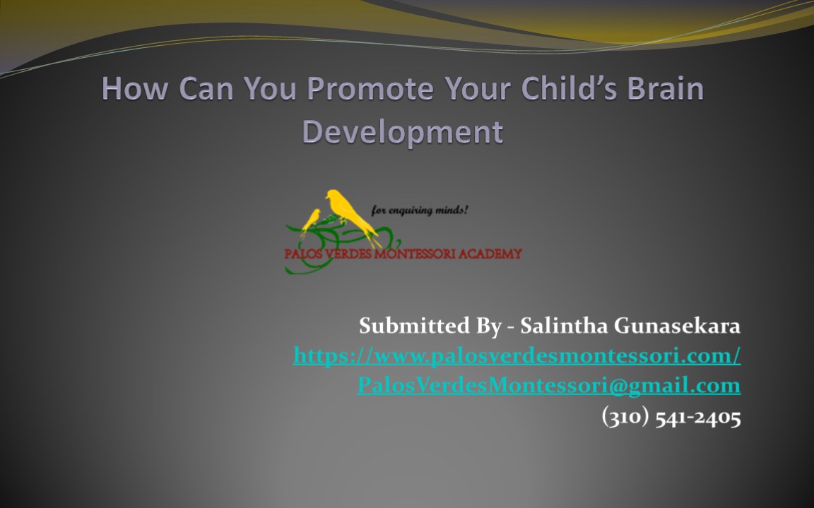 How Can You Promote Your Child’s Brain Development? presentation | free ...