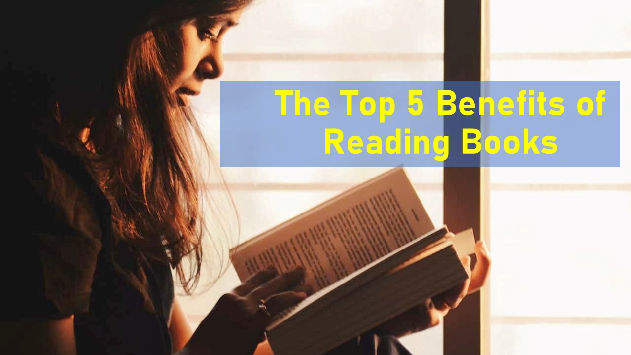 The Top 5 Benefits of Reading Books presentation | free to download