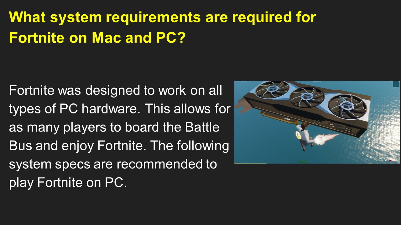 PPT – What system requirements are required for Fortnite on Mac and PC ...