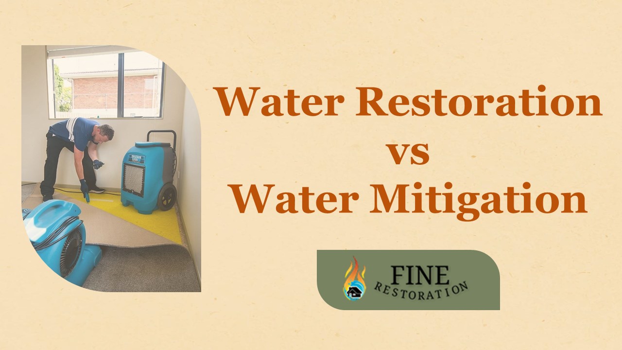 PPT – What's the Difference Between Water Restoration vs Water ...