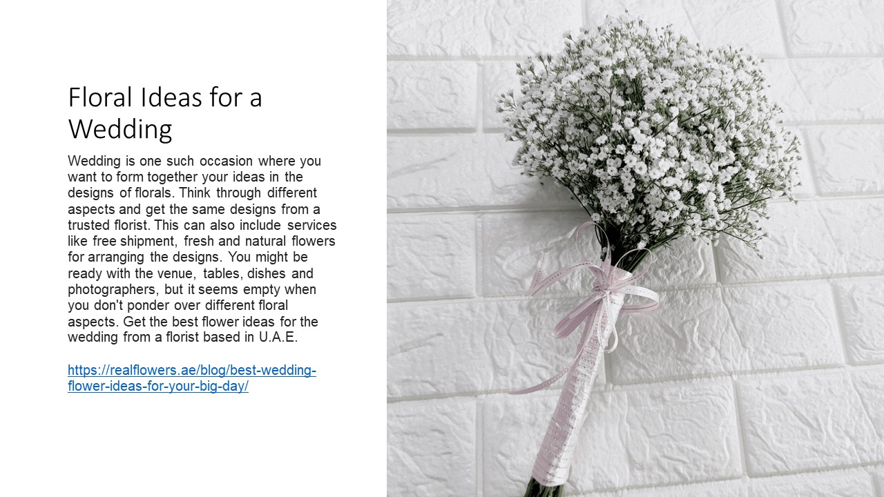 PPT – Floral Designs for a Wedding Ceremony PowerPoint presentation ...