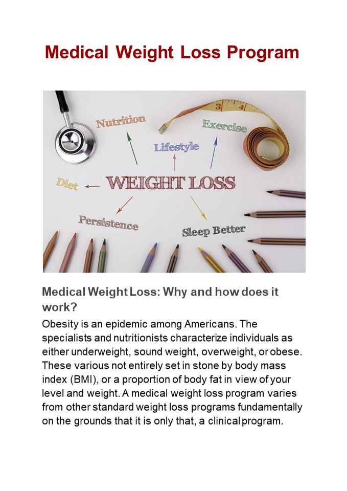 PPT – Medical Weight Loss Program PowerPoint presentation | free to ...