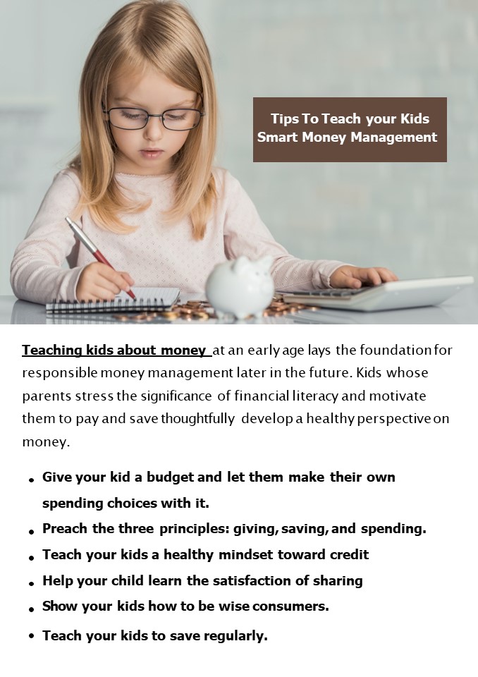 Tips to Teach your Kids Smart Money Management presentation | free to ...