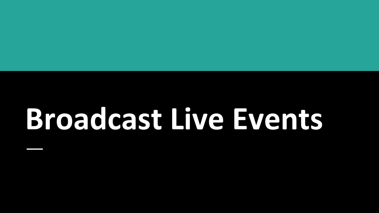 PPT – broadcast live events PowerPoint presentation | free to download ...