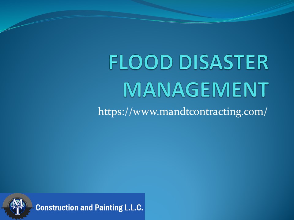 FLOOD DISASTER MANAGEMENT presentation | free to download