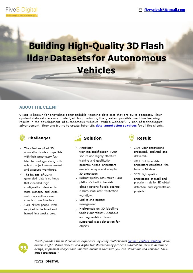 Ppt Building High Quality 3d Flash Lidar Datasets For Autonomous