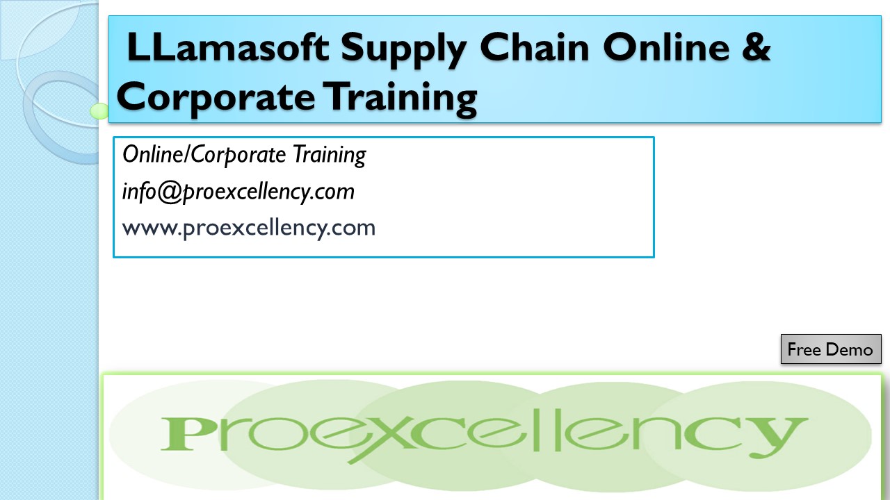 PPT – LLamasoft Supply Chain online Training By Proexcellency ...