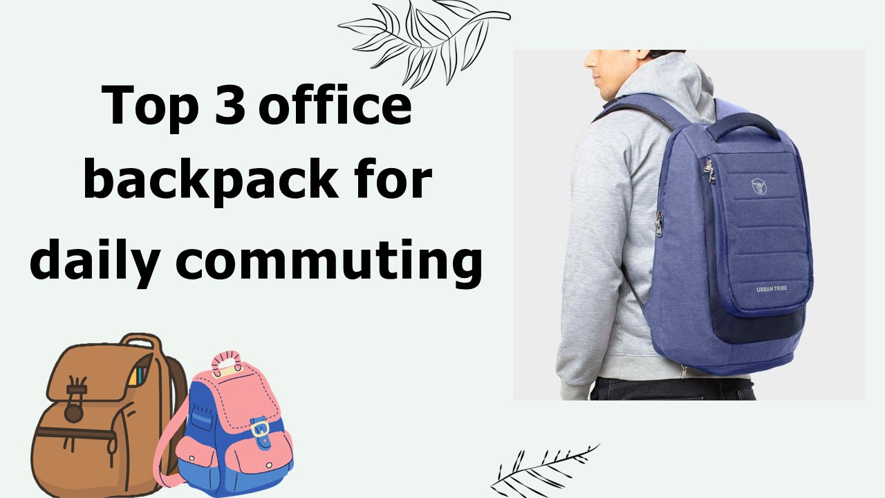 Best office backpack for daily commuting presentation | free to download