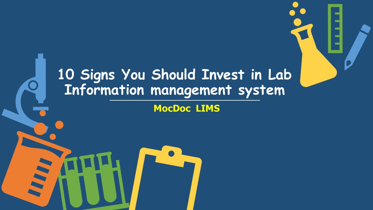 10 Signs You Should Invest in Lab Information management system ...