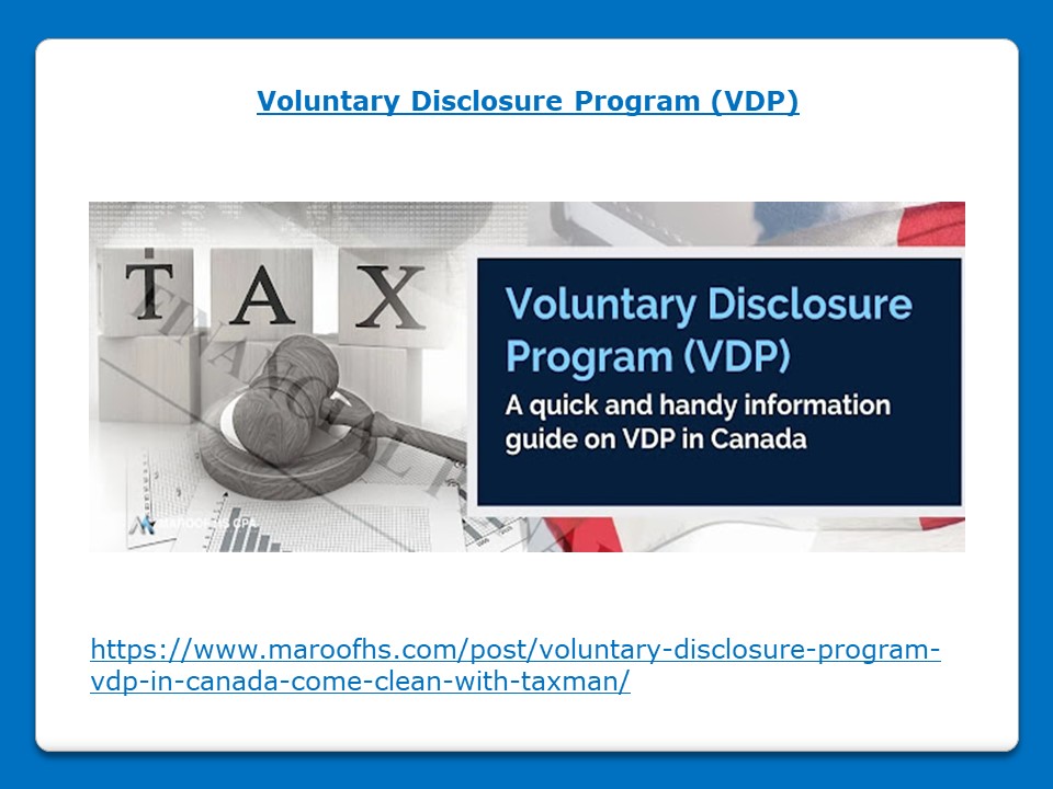 PPT – Voluntary Disclosure Program (VDP) PowerPoint presentation | free ...