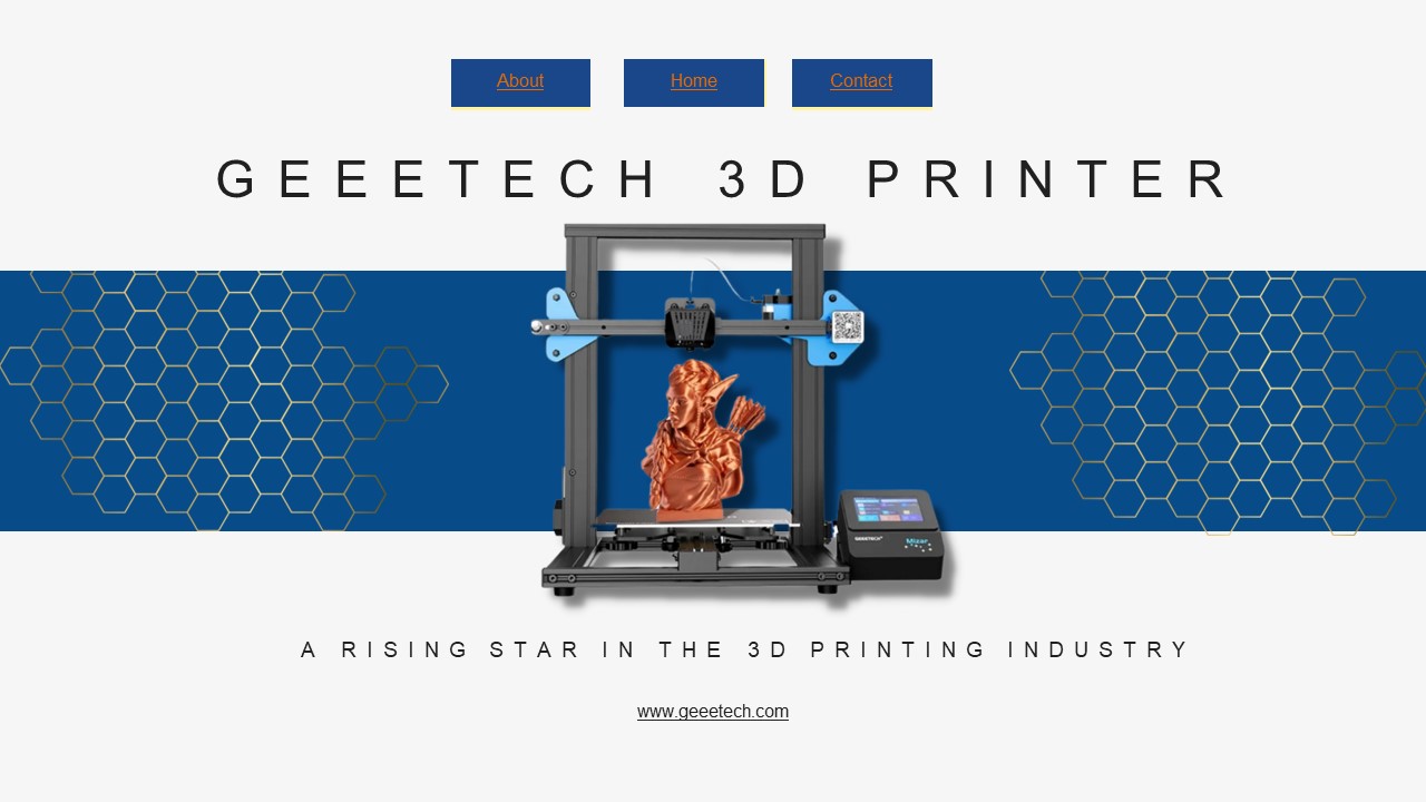 Geeetech Top Three 3D Printer presentation | free to download