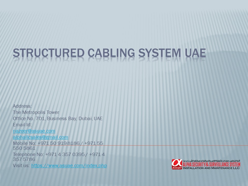 Ppt Structured Cabling System Uae Powerpoint Presentation Free To Download Id 95707c Mzk3m