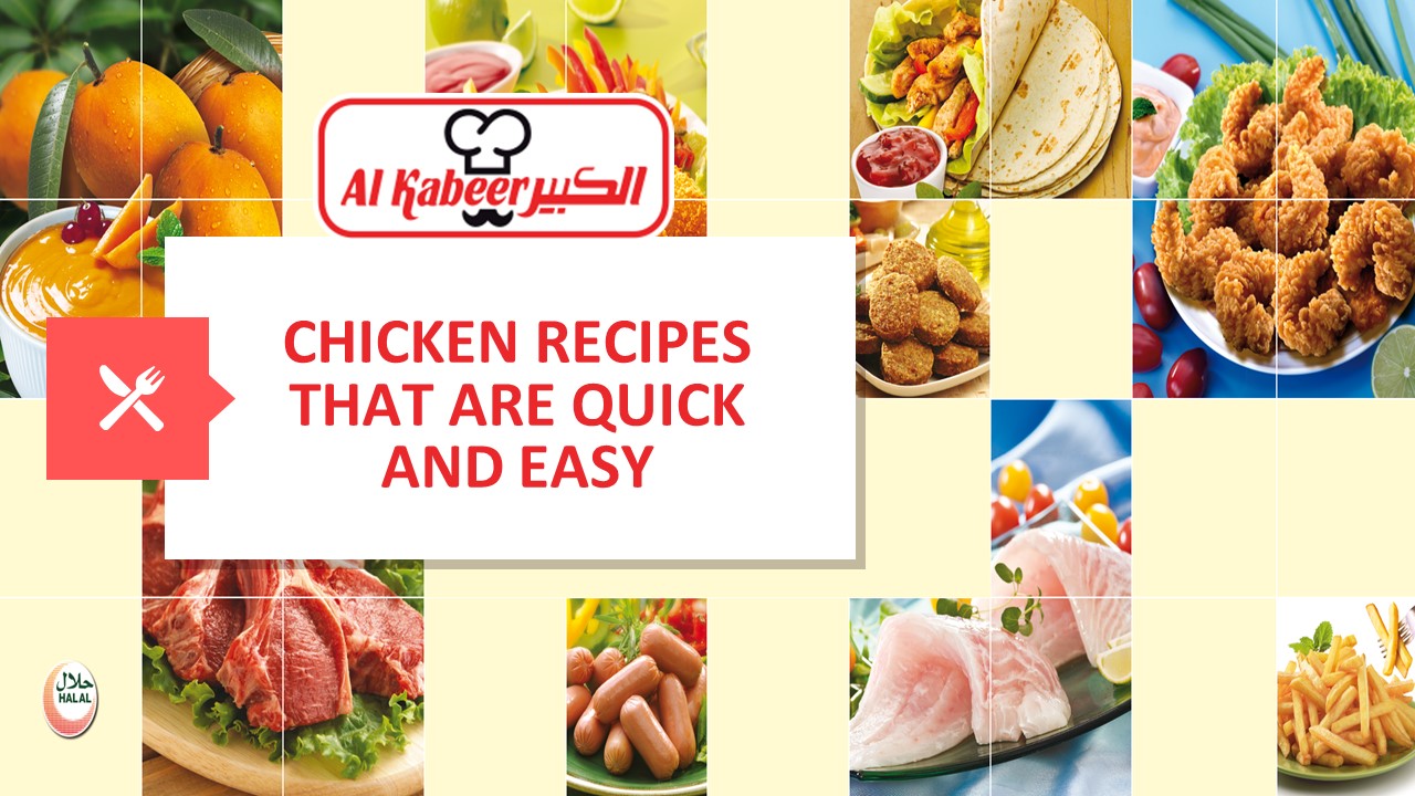 Chicken Recipes that are Quick and Easy presentation | free to download