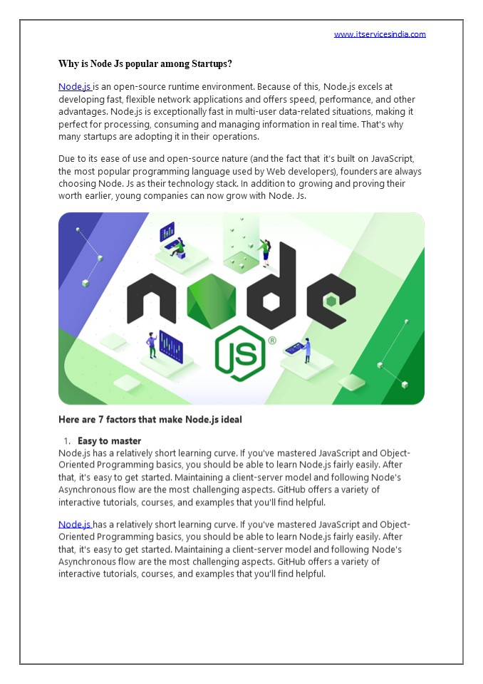 PPT – Why is Node Js popular among Startups - IT Services India PowerPoint presentation | free ...