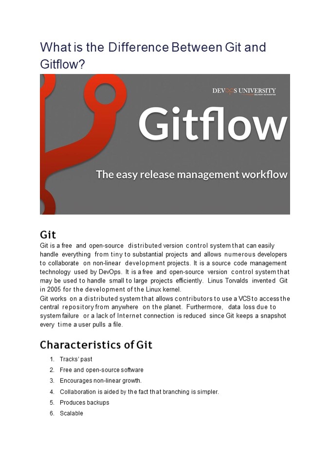 PPT – Difference between Git and Gitflow (1) PowerPoint presentation | free to download - id ...