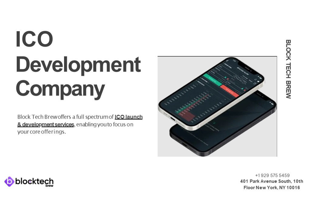 ICO Development Company | Blocktechbrew presentation | free to download