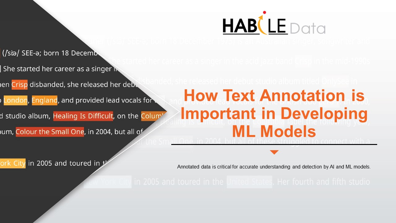 How Text Annotation Plays an Important Role for ML Models presentation ...