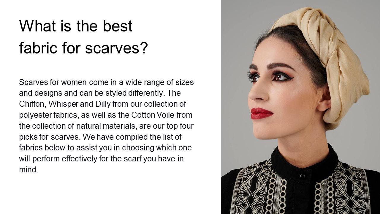 PPT – What is the best fabric for scarves? PowerPoint presentation ...