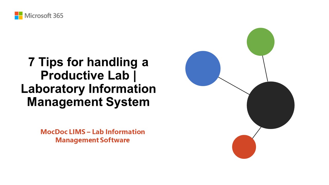 7 Tips for handling a Productive Lab | Laboratory Information ...