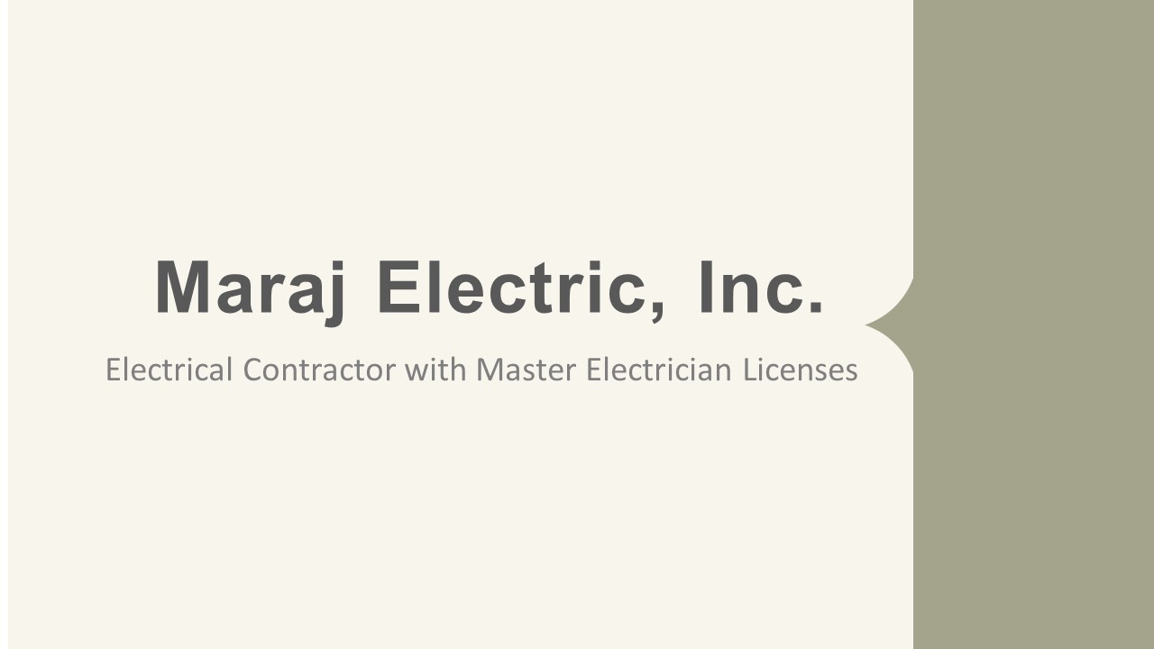 PPT – Maraj Electric, Inc. - Highly Skilled Electricians PowerPoint ...