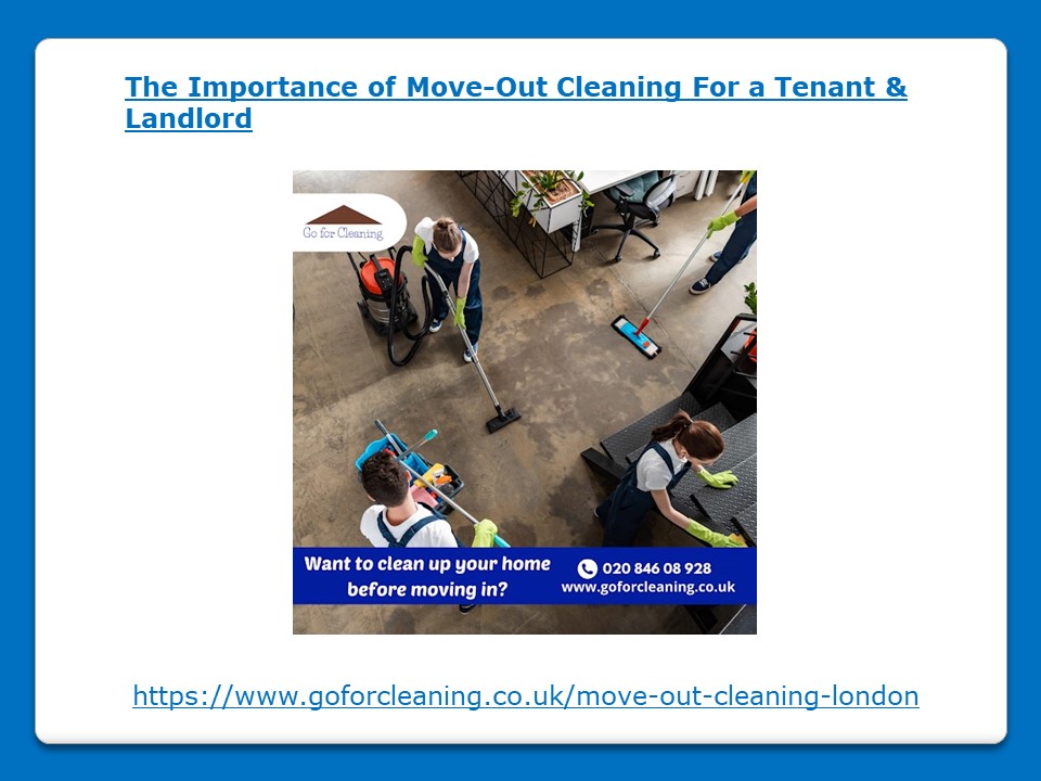 The Importance of Move-Out Cleaning For a Tenant and Landlord ...