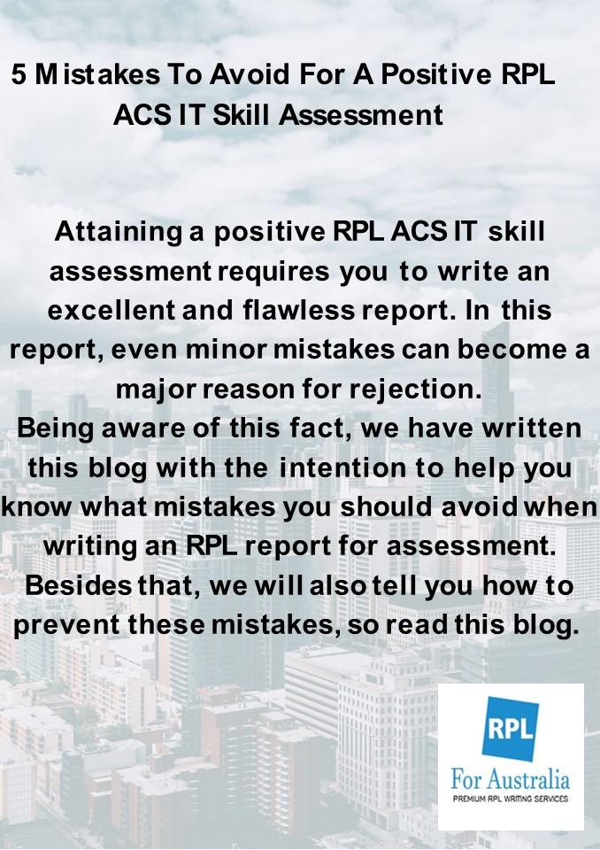 PPT – 5 Mistakes To Avoid For A Positive RPL ACS IT Skill Assessment ...
