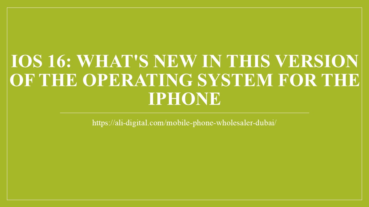 iOS 16: what's new in this version of the operating system for the ...