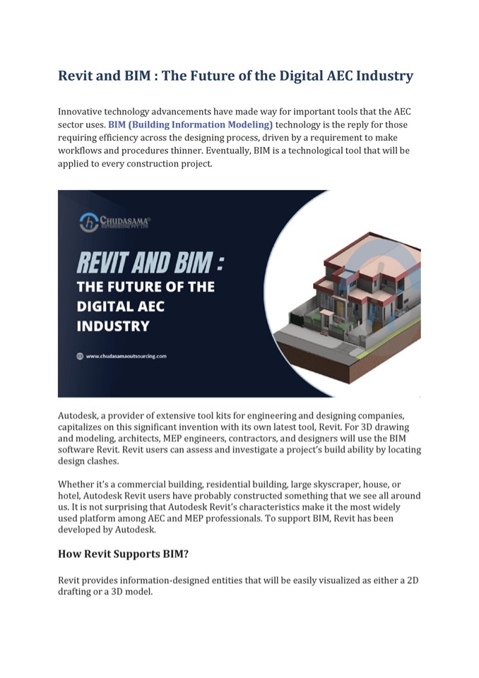 Revit and BIM : The Future of the Digital AEC Industry presentation ...