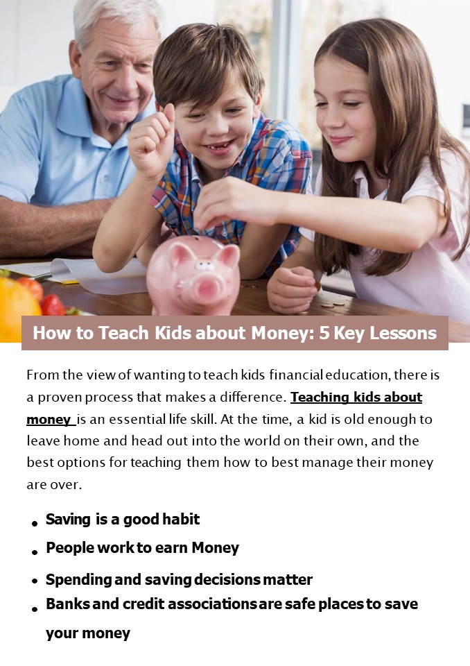 PPT – How to Teach Kids about Money: 5 Key Lessons PowerPoint ...