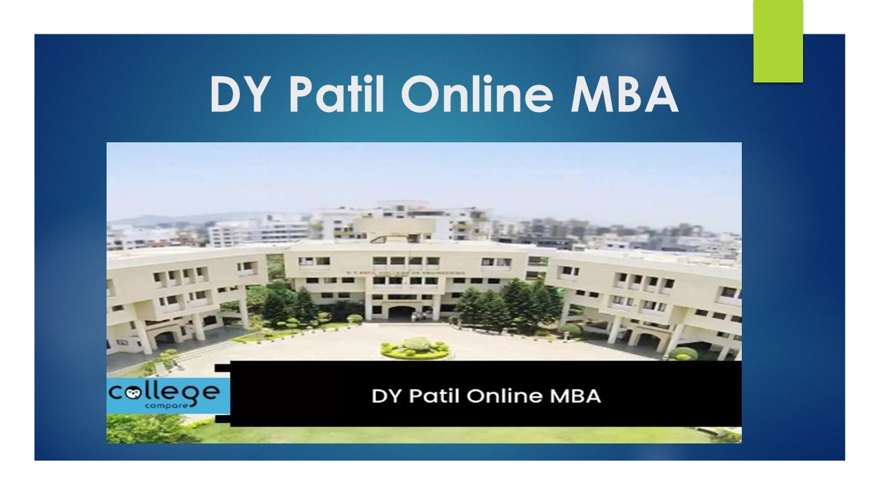 DY Patil Online MBA presentation | free to download