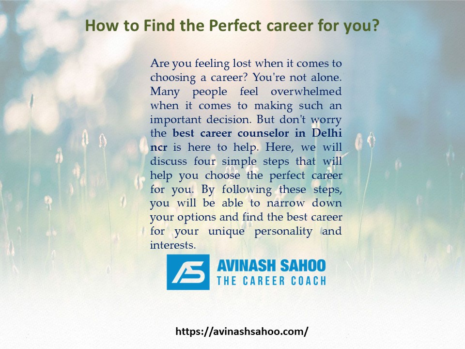 How to Find the Perfect career for you? presentation | free to download