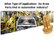 PPT – Brass Parts with its applications in the industry PowerPoint ...