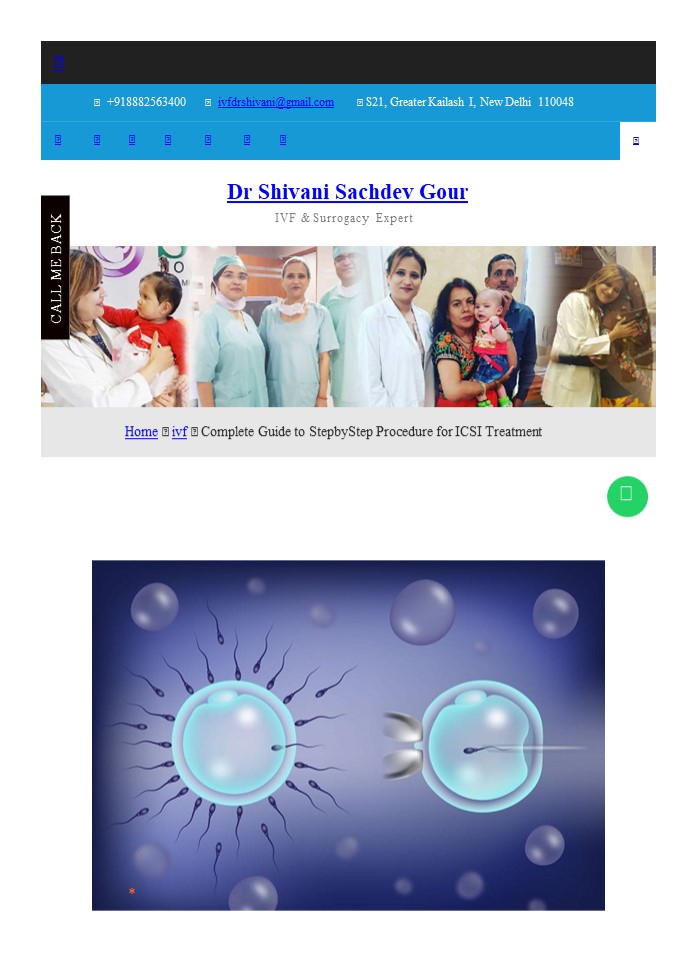 A Complete Guide to Step-by-Step Procedure for ICSI Treatment ...